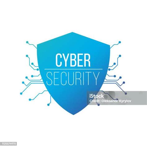 사이버 보안 개념 회로 기판 디지털 라인에 방패 벡터 그림을 흰색 배경에 고립입니다 0명에 대한 스톡 벡터 아트 및 기타 이미지 0명 공학 과학 Istock