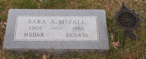 Sara A Mcfall 1906 1988 Memorial Find A Grave