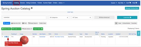 Cloning Items Auction Help Home