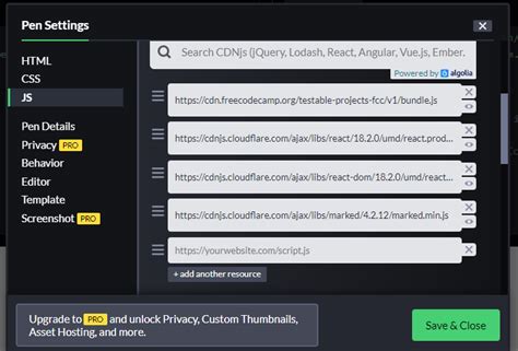 Importing Marked For Markdown Previewer Project Javascript The
