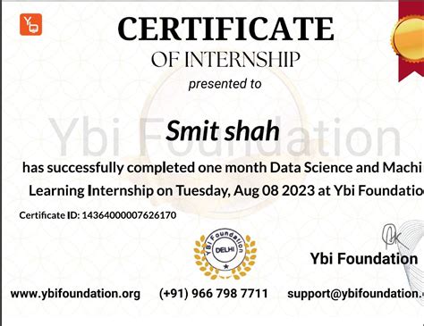 Smit Shah On Linkedin Hey Connections I Am Glad To Share That I Have Completed My Internship On…
