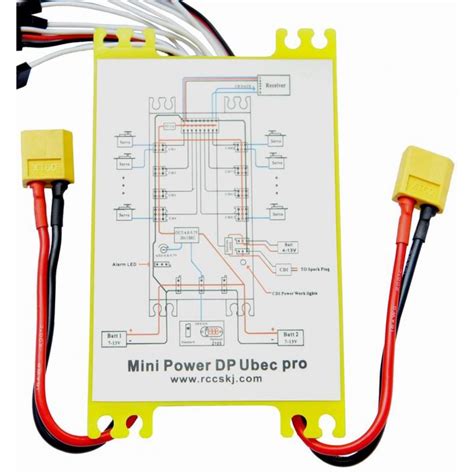 Radio Control Airplanes Rccskj 4105 U BEC Servo Power Distribution Box 20A