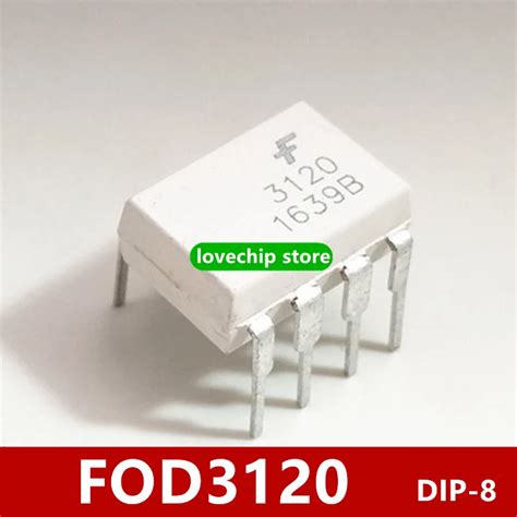 5PCS-Brand-new-Original-FOD3120-DIP-8-F3120-In-line-IGBT-drive ...