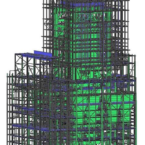 1 Of 4 Eccentrically Braced Frames Ebf Of The Main Frame Download Scientific Diagram