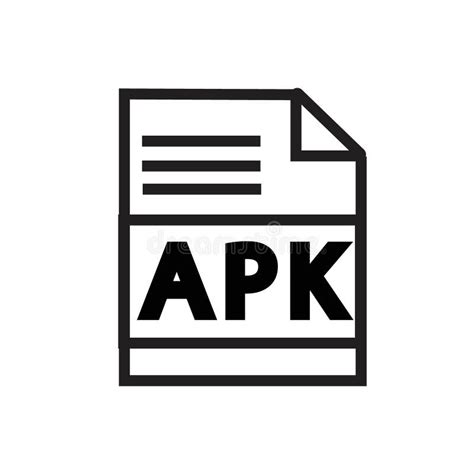 Apk File Format Icon Perfect For Software And Mobile App Graphics