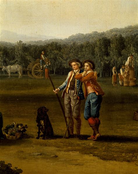 Ernte In Carditello Detail Von Jacob Philippe Hackert
