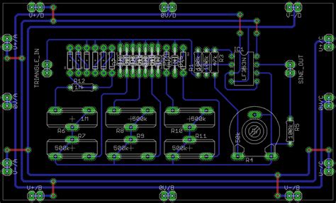 Analog Computer Triangle To Sine Waveform Generator