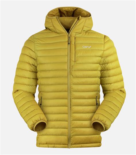 Mens Puffer Jacket In Cimaloft® With Hood Cimalp®