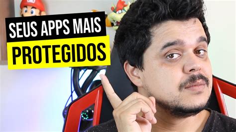 como colocar senha nos aplicativos do celular pontocom