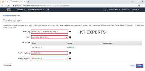 How To Create A Vpc With Public And Private Subnets Ktexperts