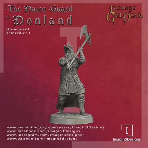 3d Printable Stormguard Halberdiers By Imagin3designs