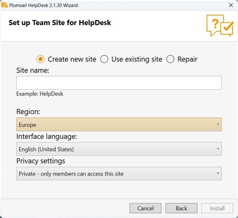 How To Choose Data Center Location For Plumsail Helpdesk — Helpdesk For Microsoft 365 Ms Teams