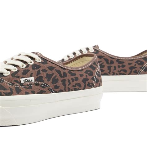 Vans Mens Authentic Reissue 44 Sneakers In Lx Canvas Leopard Vans