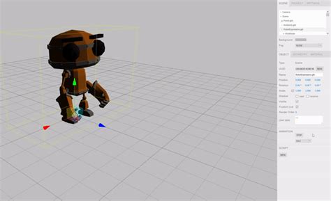 three.js - Three JS animation in Editor possible? - Stack Overflow