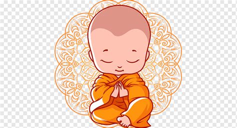 기도 아기 그림 불교 부처님 부처님의 생일 Bhikkhu 어린이 만화 캐릭터 불교 사랑 만화 캐릭터 문화 Png