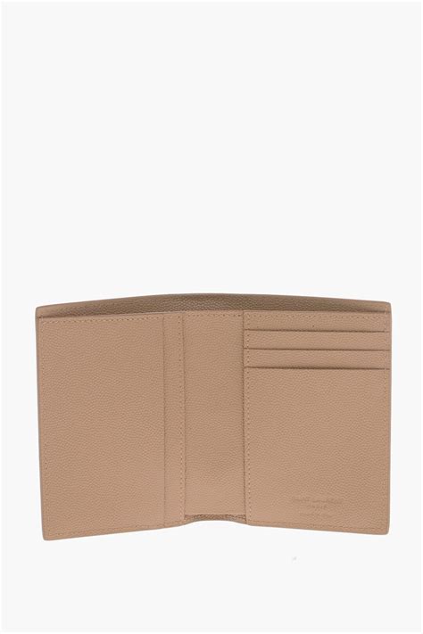Saint Laurent Portafoglio In Pelle Stampa Caviale Con Logo Uomo