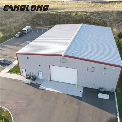 Customized Prefab Welded H Beam Steel Roof Structure For Warehouse And