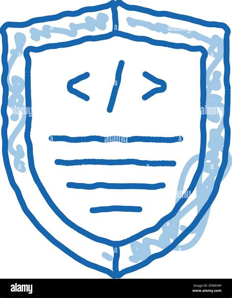 Coding Antivirus Program Doodle Icon Hand Drawn Illustration Stock Vector Image And Art Alamy