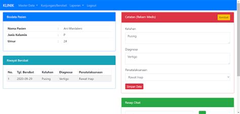 Download Source Code Aplikasi Klinik Sederhana Berbasis Web PHP Codeigniter