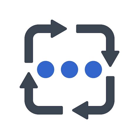 Premium Vector Arrows Rotate Icon