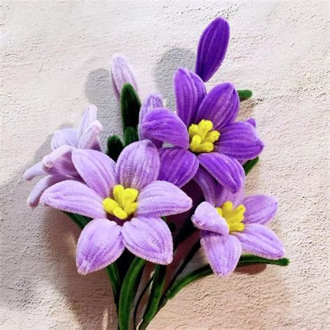 Yootom 380 Diy Crafts Pipe Cleaner Flower Kits For Lily