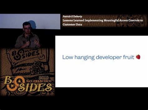 Security Bsides Talk Lessons Learned Implementing Meaningful Access