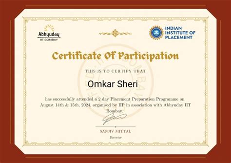 Omkar Sheri On Linkedin Iitbombay