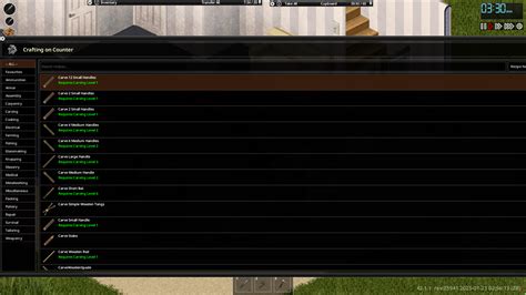 Crafting Ui Too Large To View Recipies Bug Reports The Indie Stone
