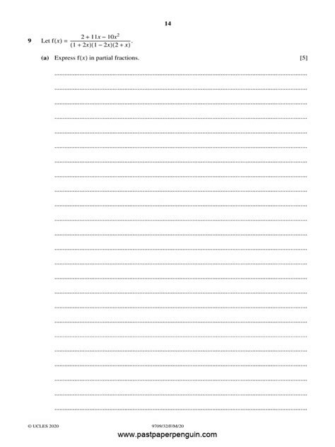 Q Partial Fractions And Binomial Pdf