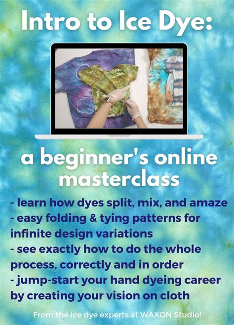 Ice Dyeing How To Dye Fabric Dyeing Tutorials