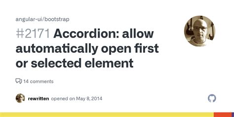 Accordion Allow Automatically Open First Or Selected Element · Issue 2171 · Angular Ui