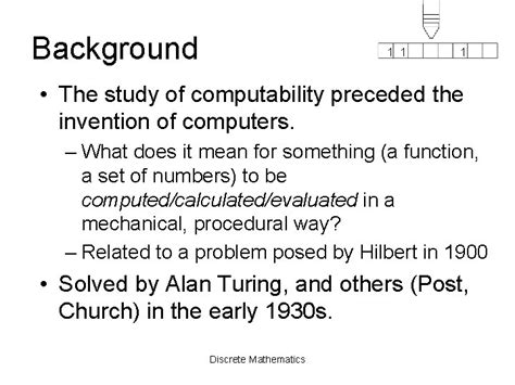 Computability Brief Introduction To Computable Functions