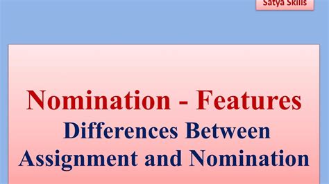 Nomination In Life Insurance Differences Between Assignment And