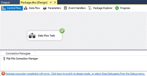 Ssis Error Handiling With Propagate System Property Microsoft Qanda