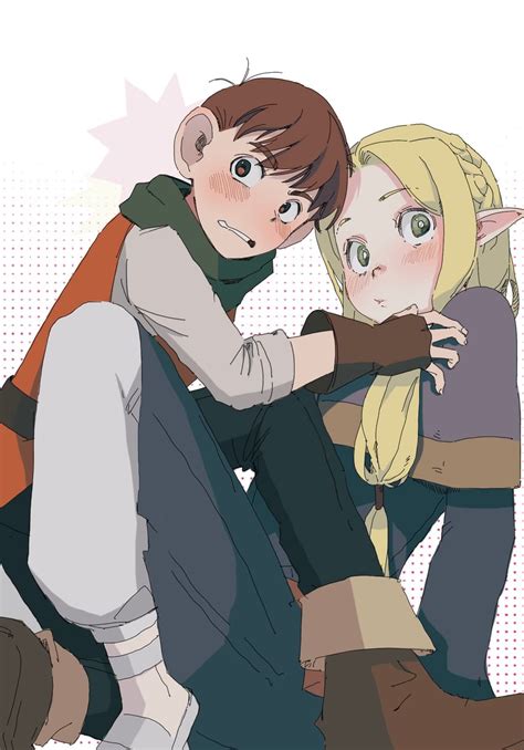 Marcille Donato And Chilchuck Tims Dungeon Meshi Drawn By Senawxoxo