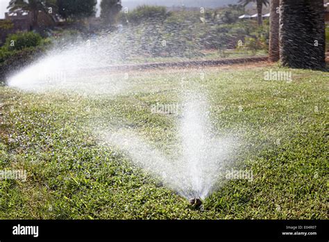 Watering System For Lawn Grass Hi Res Stock Photography And Images Alamy