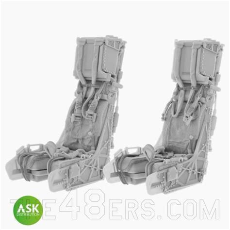 Fa 18f Ea 18g Growler Sju 17 Ejection Seats 2 Pcs With Seat Belts Art