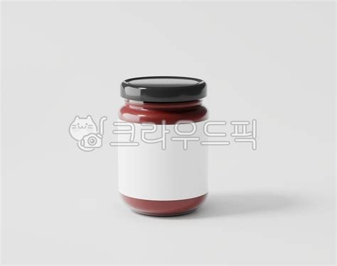 유리병 잼 잼병 딸기잼 딸기 사진 이미지 일러스트 캘리그라피 걱정이녕작가