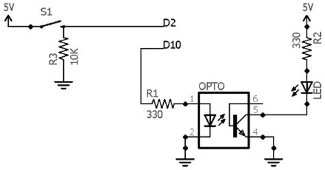 Led Strange Problems Driving An Optocoupler Pc123 With A Nano