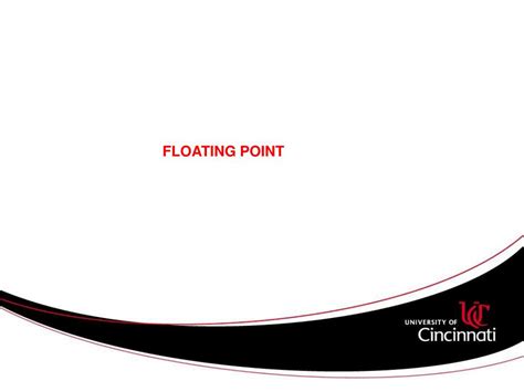 Ppt Lecture 13 Integer Arithmetic And Floating Point Cont