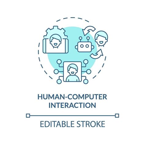 2d Editable Blue Human Computer Interaction Icon Monochromatic