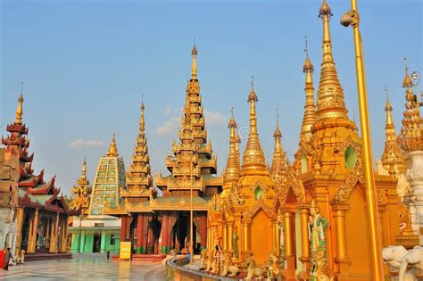 The Shwedagon Pagoda Unesco World Heritage Site In Yangun Of Myanmar