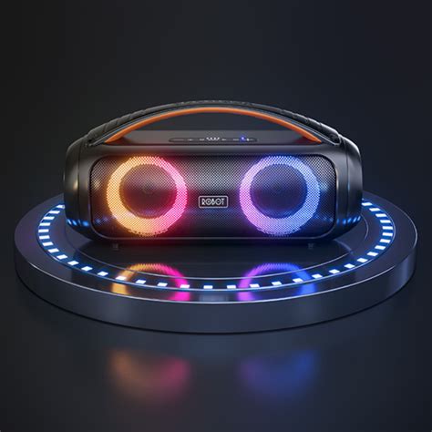 Speaker Karaoke Robot Rb600 Black Btgcom