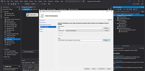 Sql Server Integration Services Ssis Basics Script Task