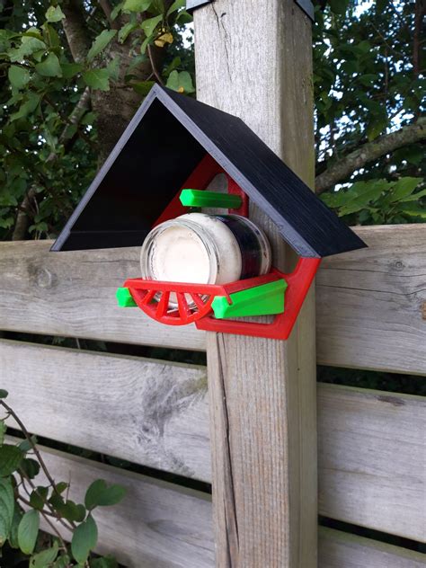 Peanut Butter Bird Feeder For NABU Peanut Glas By HOLOR Download Free STL Model Printables Com