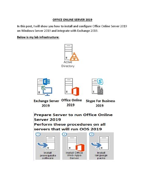 Office Online Server 2019 Pdf Microsoft Office Networking