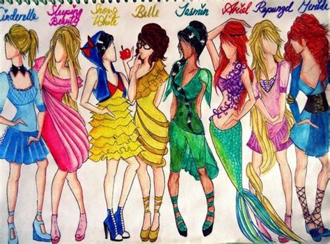High School Disney Princesses