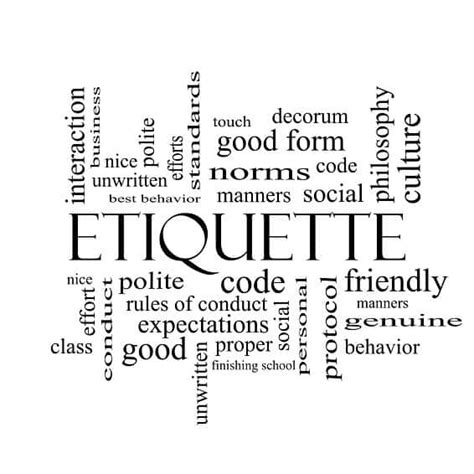 Etiquette Classes And Basic Rules Self Development Journey