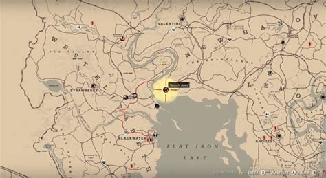 Red dead redemption 2 points of interest interactive map - keramama