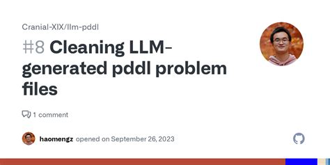 Cleaning Llm Generated Pddl Problem Files Issue Cranial Xix Llm Pddl Github